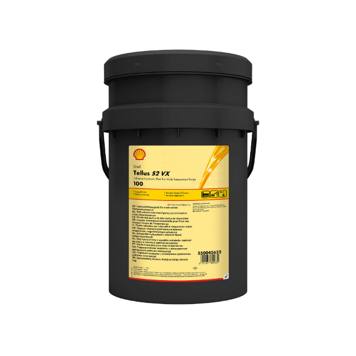 Shell Tellus S2 Vx 100 – Hydraulikkvæske 20 liter | Zeproc